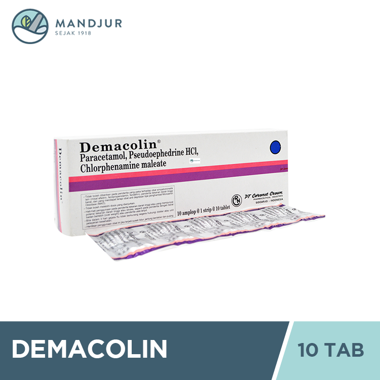 Demacolin 10 Tablet — Apotek Mandjur
