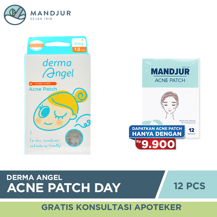 Derma Angel Acne Patch Day 12 Pcs — Apotek Mandjur