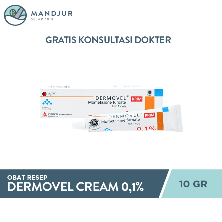 Dermovel 0.1% Cream 10 G — Apotek Mandjur