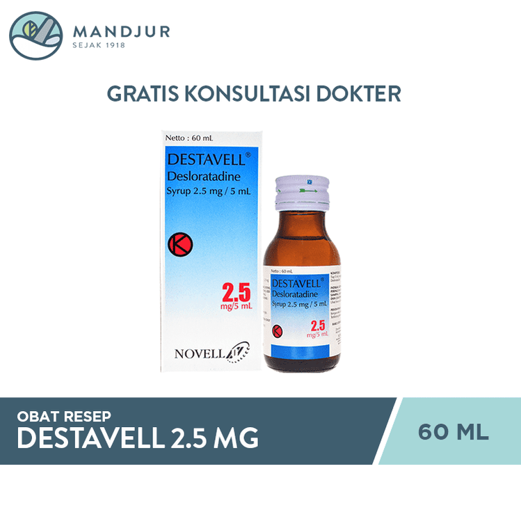 Destavell Sirup 60 Ml — Apotek Mandjur
