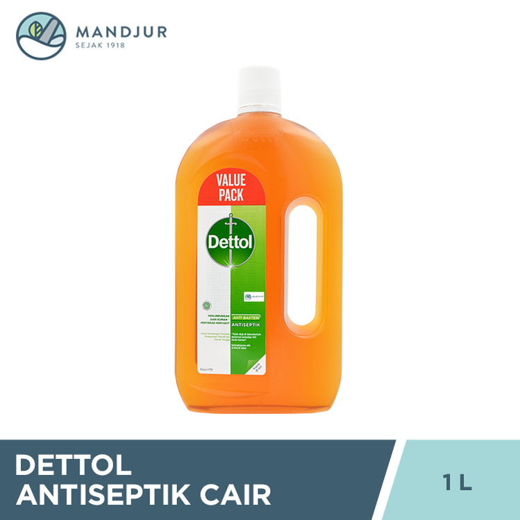 Dettol Antiseptik 1 Liter — Apotek Mandjur