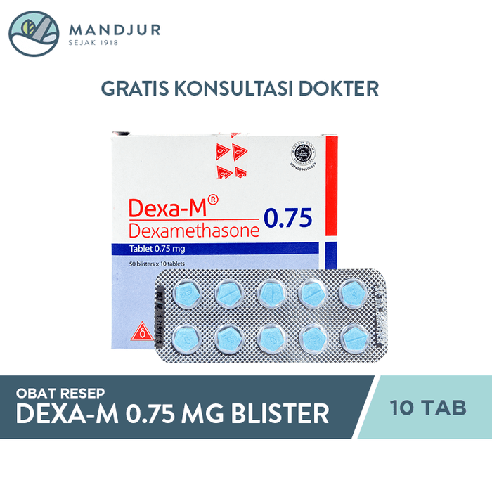 Dexa-M 0.75 Mg 10 Tablet — Apotek Mandjur