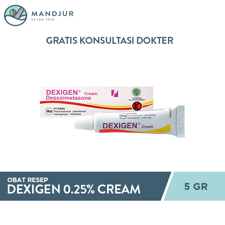 Dexigen 0.25% Cream 5 g — Apotek Mandjur