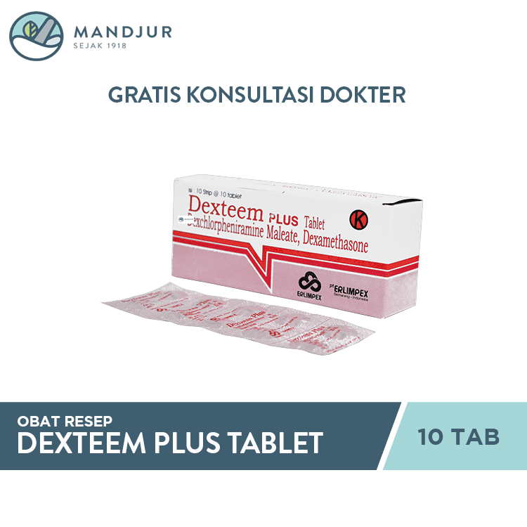 Dexteem Plus Strip Isi 10 Tablet — Apotek Mandjur