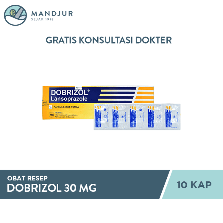 Dobrizol 30 Mg 10 Kapsul — Apotek Mandjur