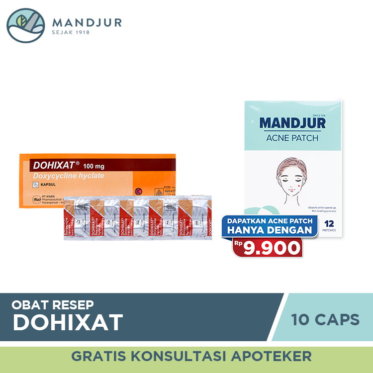 Dohixat 100 Mg 10 Kapsul — Apotek Mandjur
