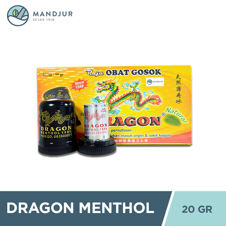 Dragon Menthol Cone 20 Gram — Apotek Mandjur