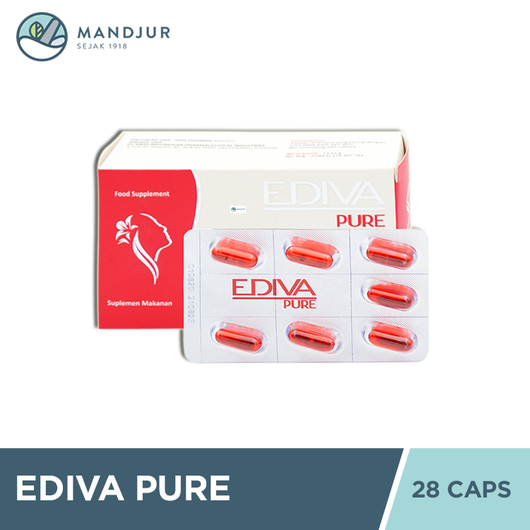 Ediva Pure 28 Kapsul — Apotek Mandjur