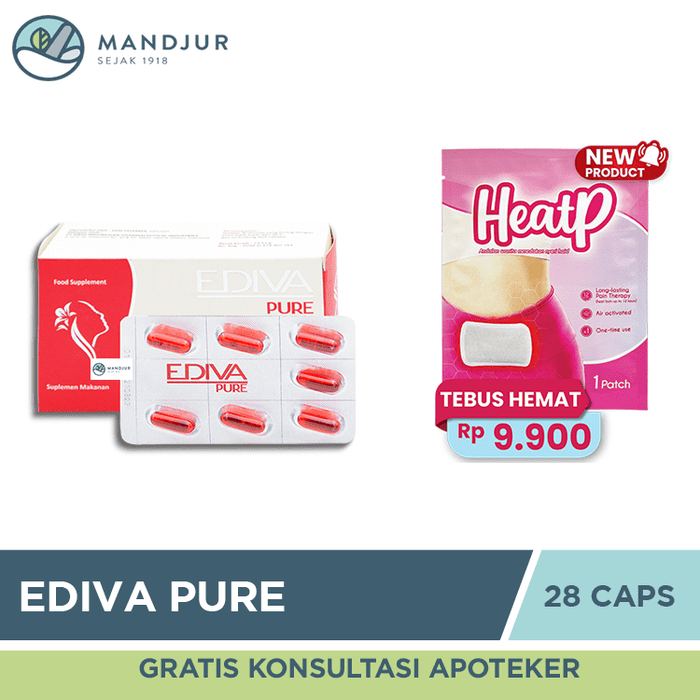 Ediva Pure 28 Kapsul — Apotek Mandjur
