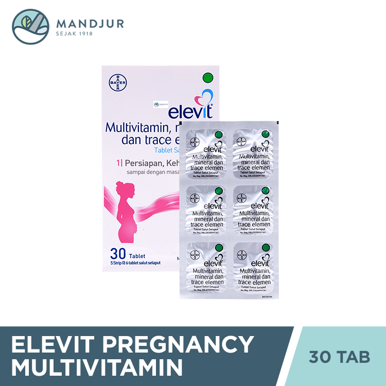 Elevit Pregnancy Multivitamin 30 Tablet — Apotek Mandjur
