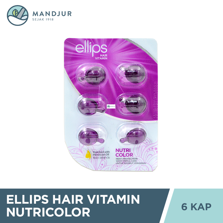 Ellips Hair Vitamin Nutricolor 6 Kapsul — Apotek Mandjur