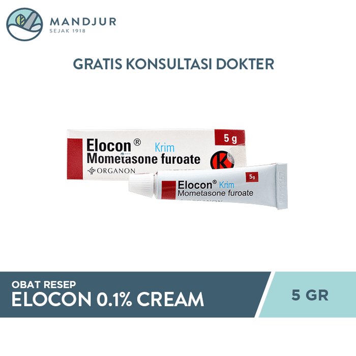 Elocon 0.1% Cream 5 G — Apotek Mandjur