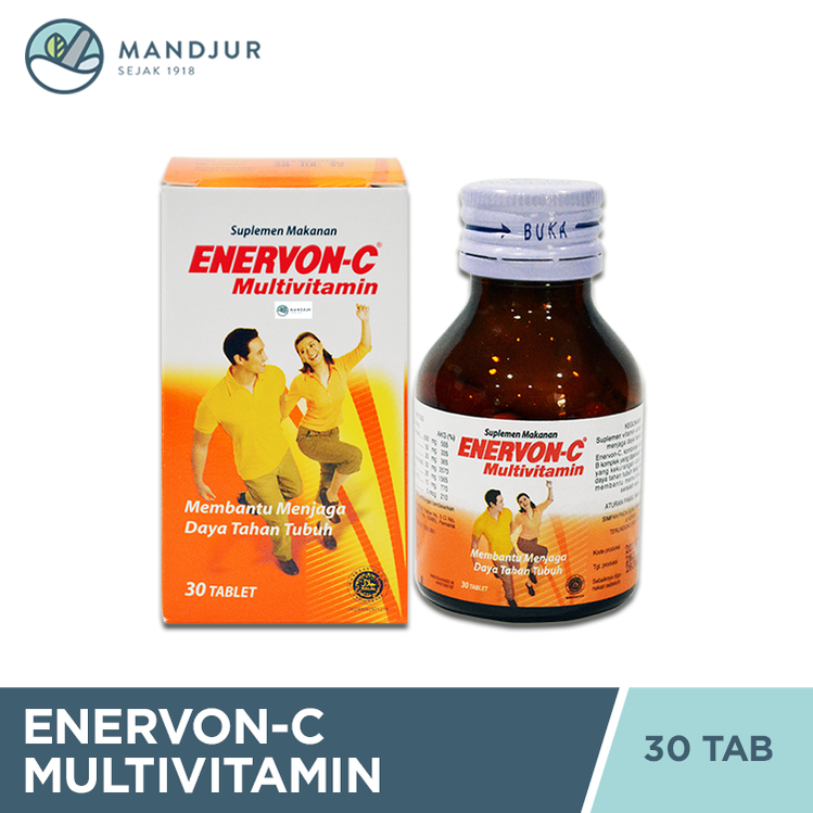 Enervon-C Multivitamin 30 Tablet — Apotek Mandjur