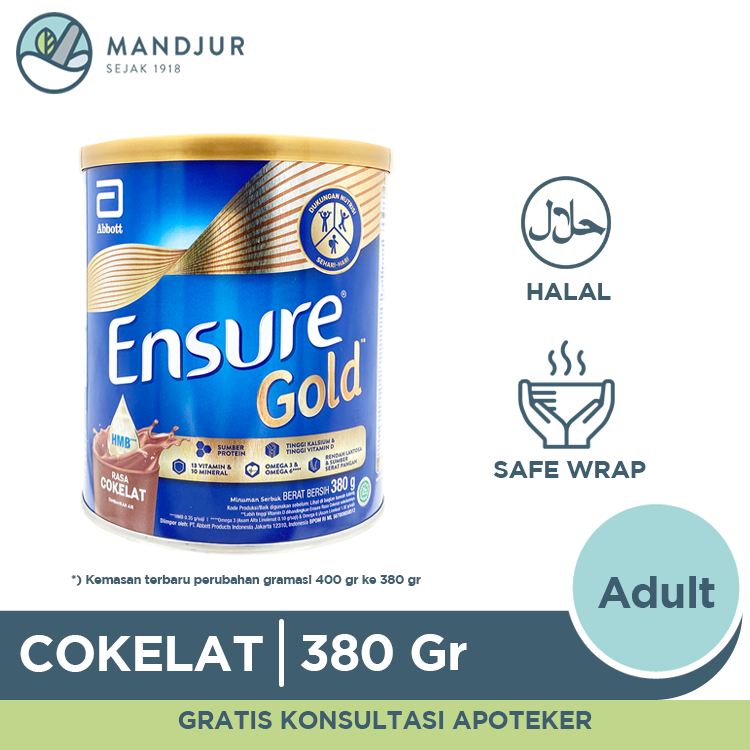 Ensure Cokelat 380 Gram — Apotek Mandjur