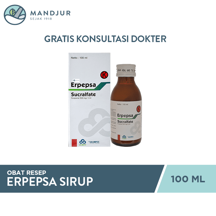 Erpepsa Sirup 100 ml — Apotek Mandjur