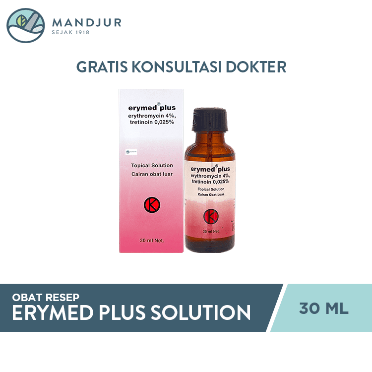 Erymed Plus Solution 30 ml — Apotek Mandjur