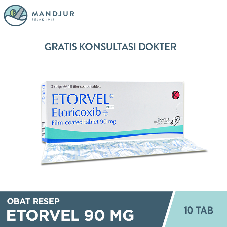 Etorvel 90 mg 10 Tablet — Apotek Mandjur