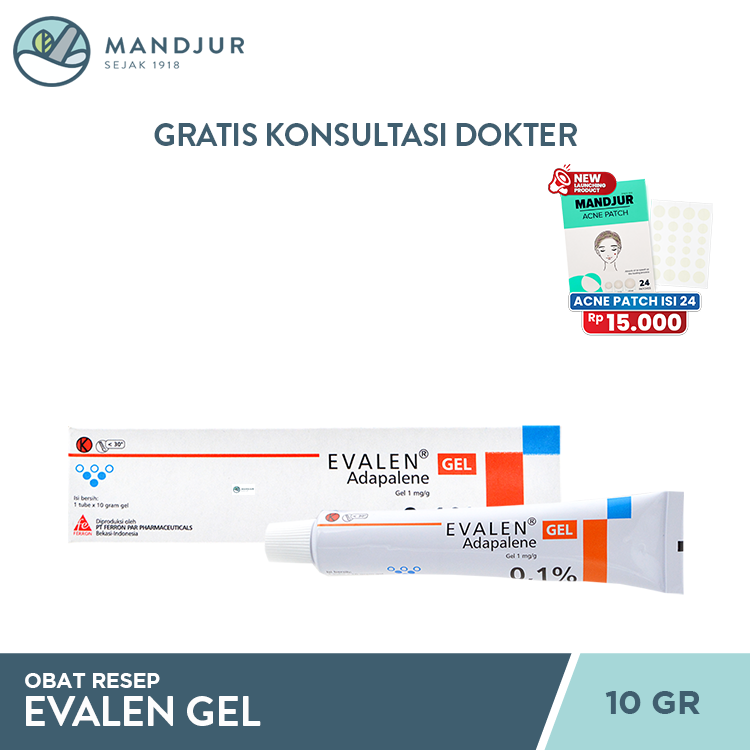 Evalen Gel 10 G — Apotek Mandjur