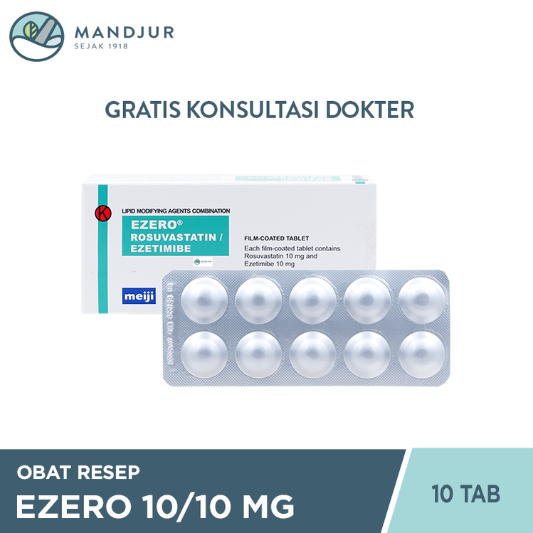 Ezero 10/10 mg 10 Tablet — Apotek Mandjur