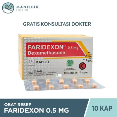 Faridexon 0.5 mg 10 Kaplet — Apotek Mandjur