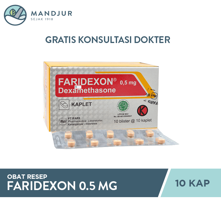 Faridexon 0.5 mg 10 Kaplet — Apotek Mandjur