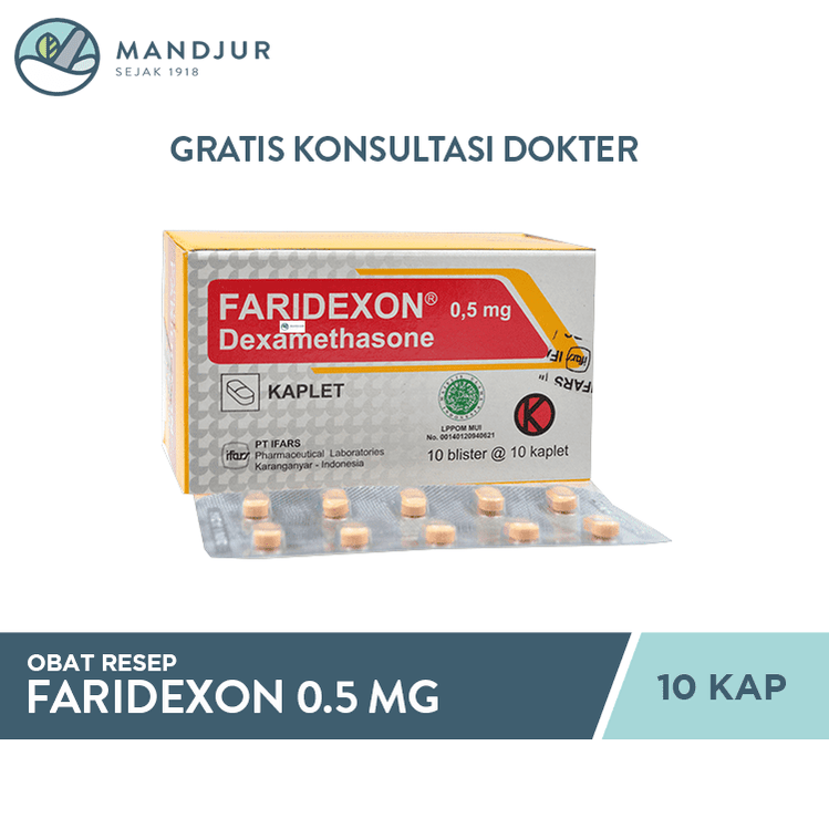 Faridexon 0.5 mg 10 Kaplet — Apotek Mandjur