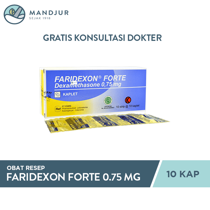 Faridexon Forte 0.75 mg 10 Kaplet — Apotek Mandjur
