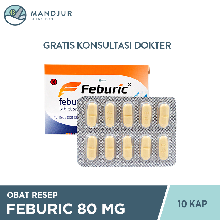 Feburic 80 Mg 10 Tablet — Apotek Mandjur