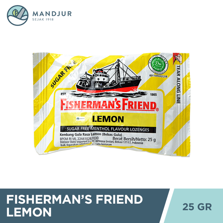 Fisherman's Friend Lemon Sugar Free — Apotek Mandjur