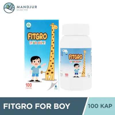 Fitgro For Boy 100 Kapsul - Suplemen Pertumbuhan dan Nafsu Makan Anak ...
