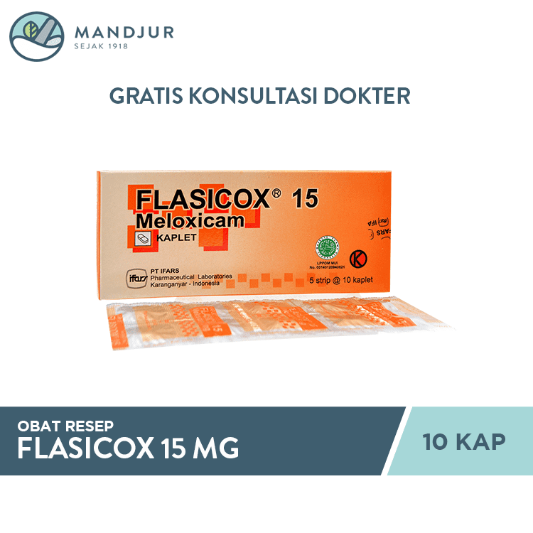 Flasicox 15 mg 10 Kaplet — Apotek Mandjur