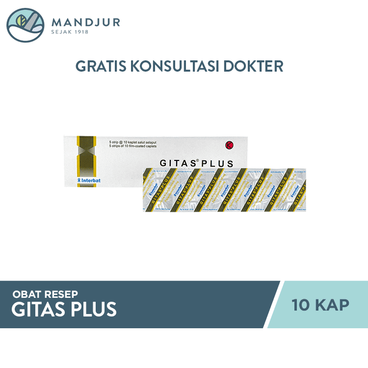Gitas Plus 10 Kaplet — Apotek Mandjur