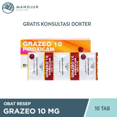 Grazeo 10 mg 10 Tablet — Apotek Mandjur
