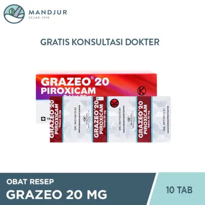 Grazeo 20 mg 10 Tablet — Apotek Mandjur
