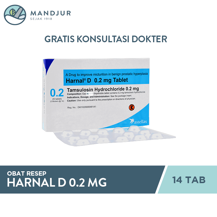 Harnal D 0.2 Mg 14 Tablet — Apotek Mandjur