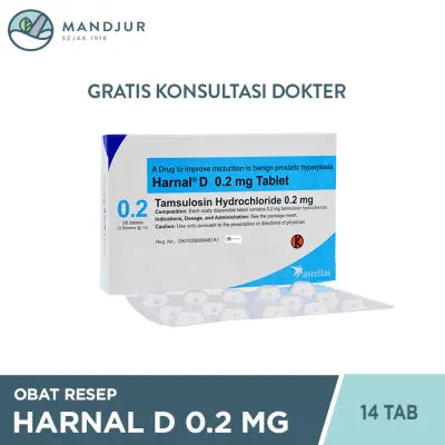 Harnal D 0.2 Mg 14 Tablet — Apotek Mandjur