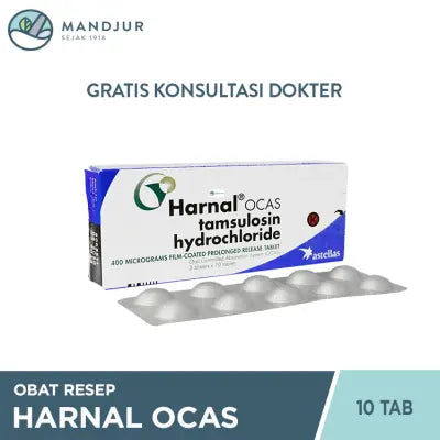 Harnal Ocas 0.4 Mg 10 Tablet — Apotek Mandjur