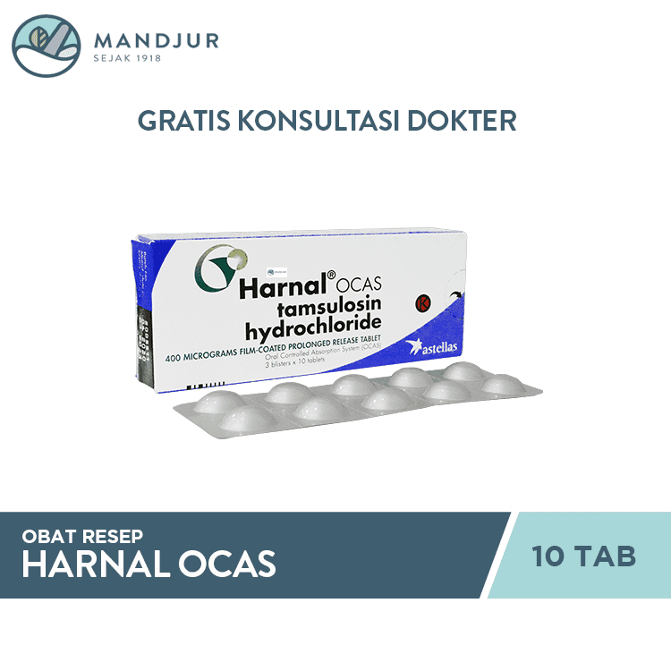 Harnal Ocas 0.4 Mg 10 Tablet — Apotek Mandjur