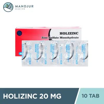 Holizinc 20 mg 10 Tablet — Apotek Mandjur