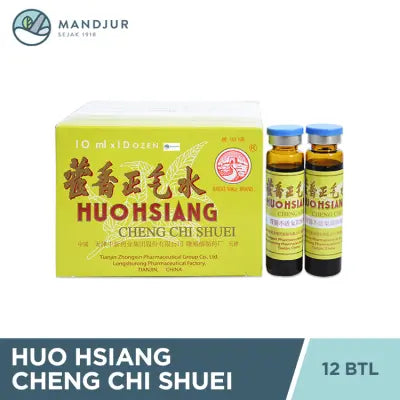 Huo Hsiang Cheng Chi Shuei - Dus Besar Isi 12 Botol — Apotek Mandjur