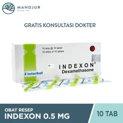 Indexon 0.5 Mg 10 Tablet — Apotek Mandjur