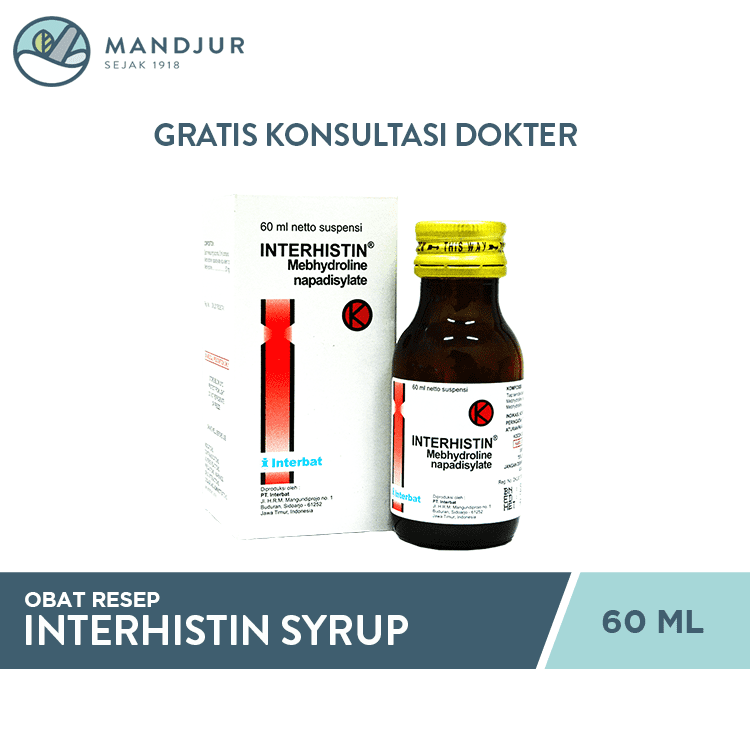 Interhistin Sirup 60 mL — Apotek Mandjur