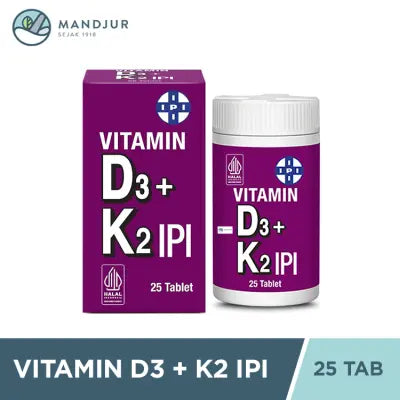 IPI Vitamin D3 + K2 25 Tablet — Apotek Mandjur