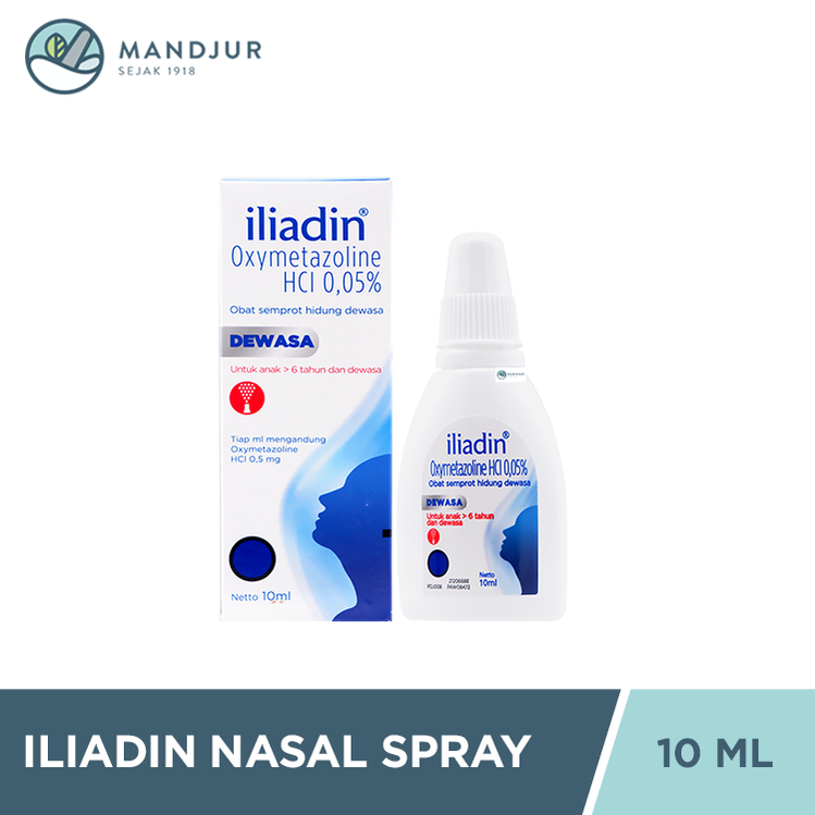 Iliadin Nasal Spray 10 mL — Apotek Mandjur