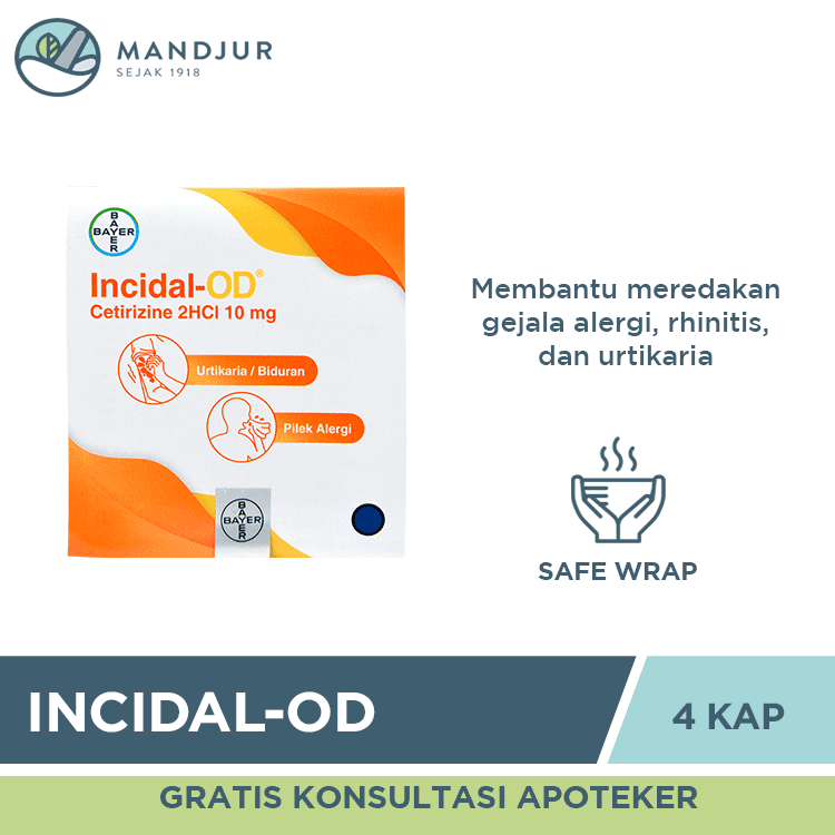 Incidal-OD 4 Kapsul — Apotek Mandjur