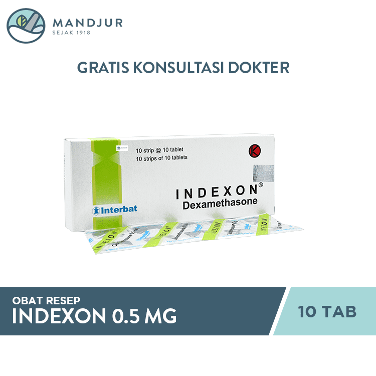 Indexon 0.5 Mg 10 Tablet — Apotek Mandjur