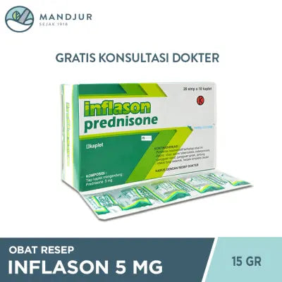 Inflason 5 mg 10 Tablet — Apotek Mandjur