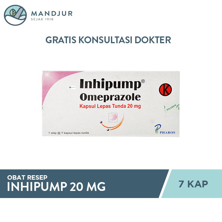 Inhipump 20 mg 7 Kapsul — Apotek Mandjur