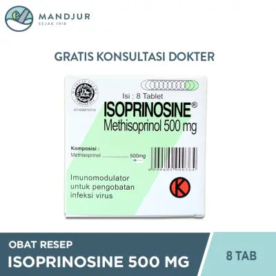 Isoprinosine 500 Mg 8 Tablet — Apotek Mandjur