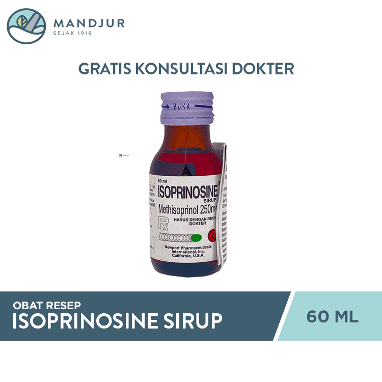Isoprinosine Sirup 60 ml — Apotek Mandjur